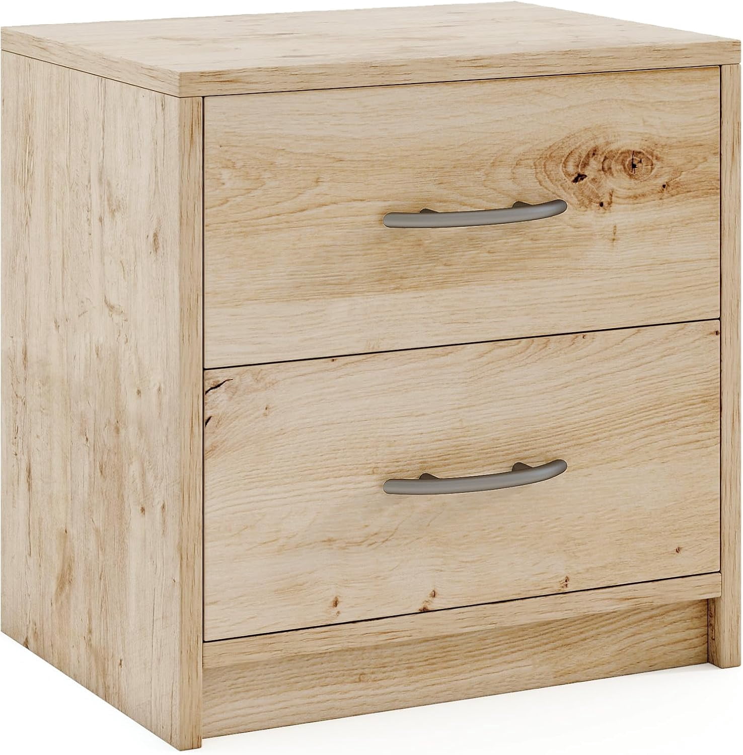 Giantex Nightstand with 2 Drawers, Modern Night Stand with Storage ...