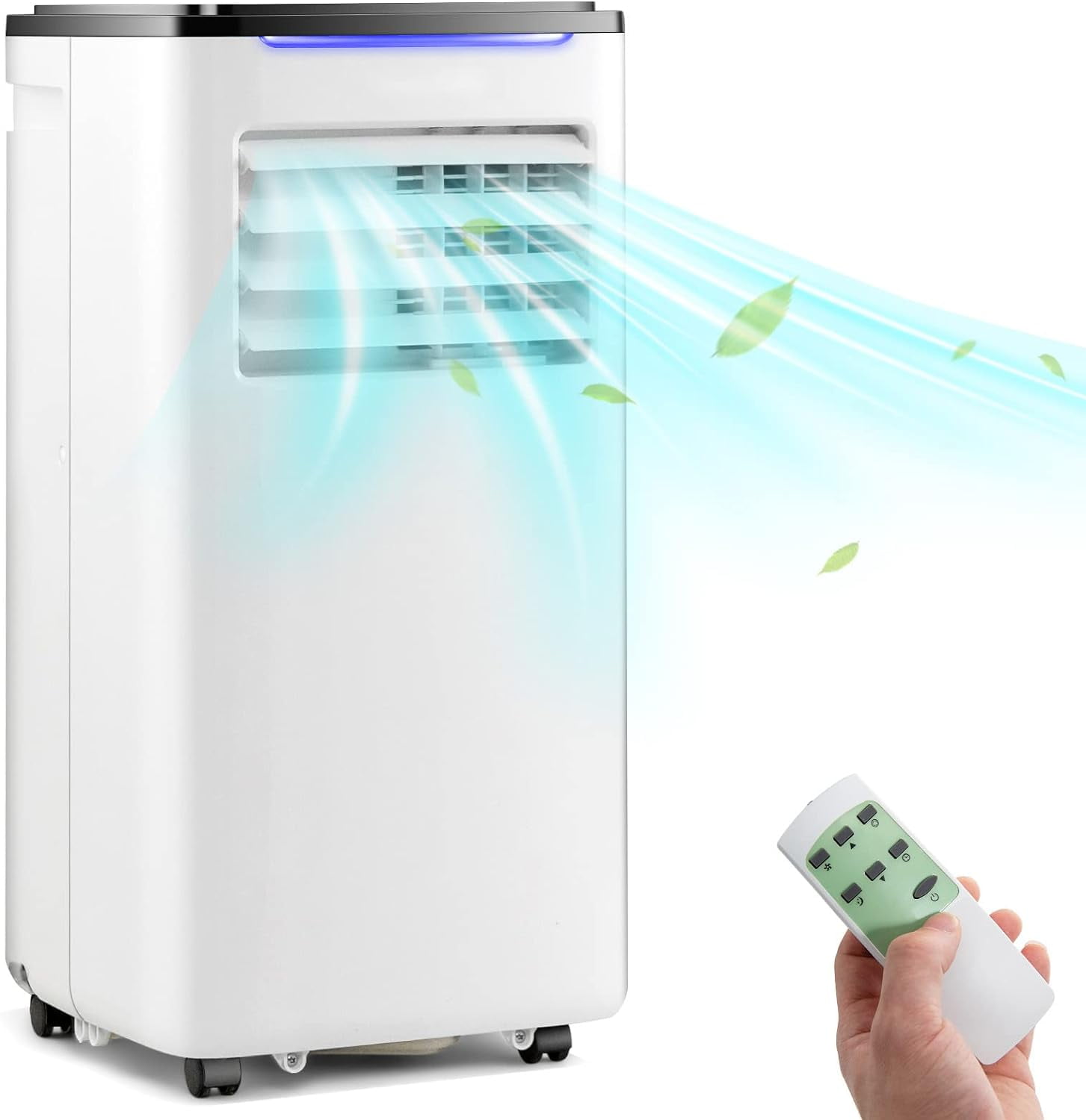 Giantex Portable Air Conditioner, 10000 BTU / 8000 BTU Portable AC w ...