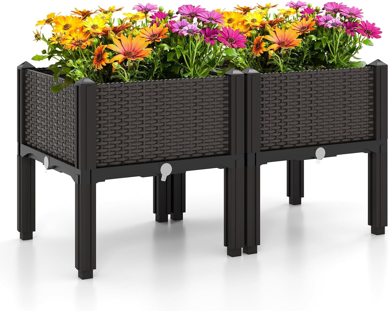 Giantex Raised Garden Bed, Elevated Planter Box Kit W/ 8 Legs, 2 ...