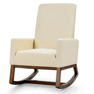 Ouyessir Nursery Rocking Chair, Modern Comfy Upholstered Accent Chair ...