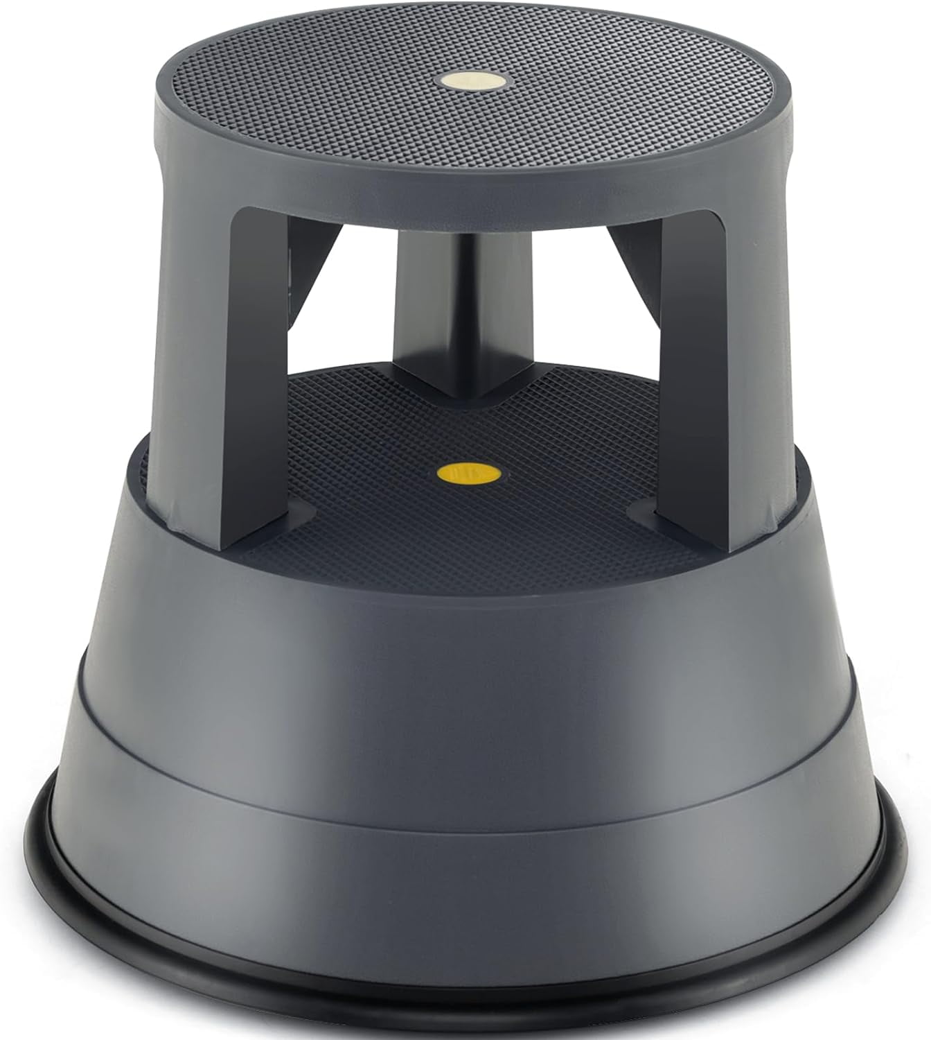 Giantex Rolling Step Stool, Library Stool w/Non-Slip Platform, Thick ...