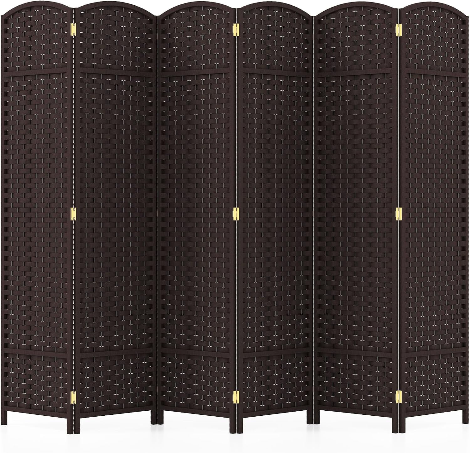 Giantex Room Divider 6 Panel, 5.6ft Folding Privacy Screen, Fully ...