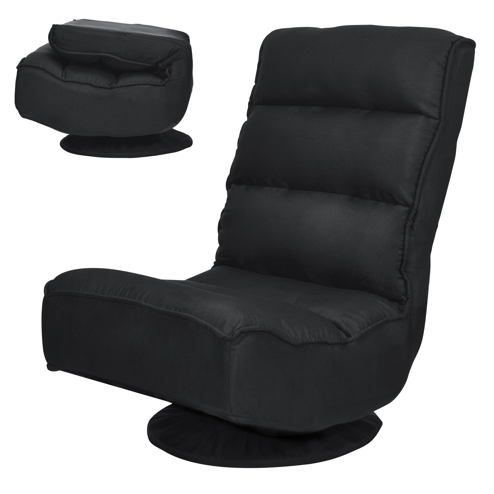 Giantex Rotatable Floor Chair, Foldable Floor Chair, Floor Seat Cushion ...