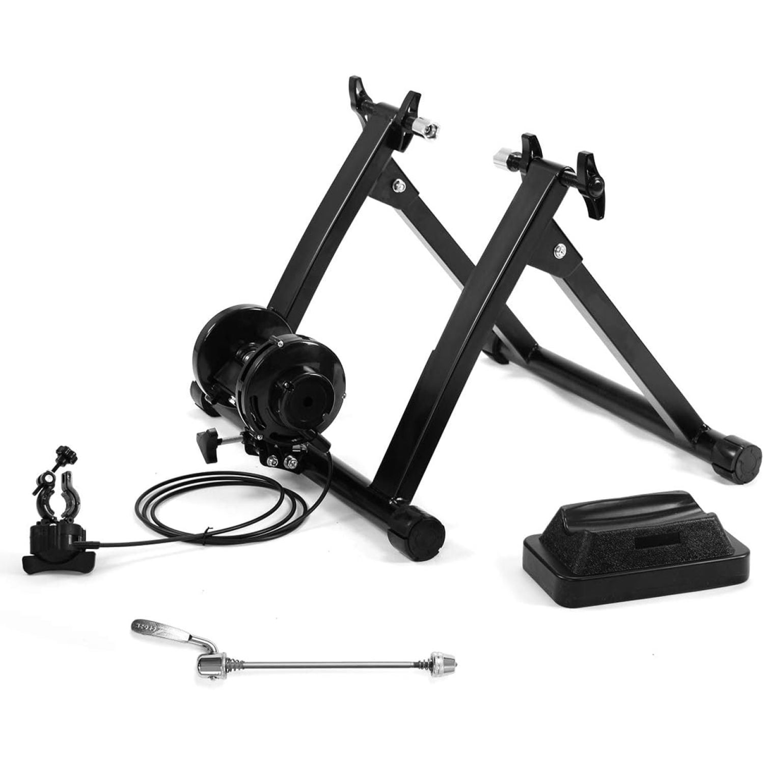 Giantex Steel Bike Trainer Stand, Indoor Bicycle Exercise Magnetic ...