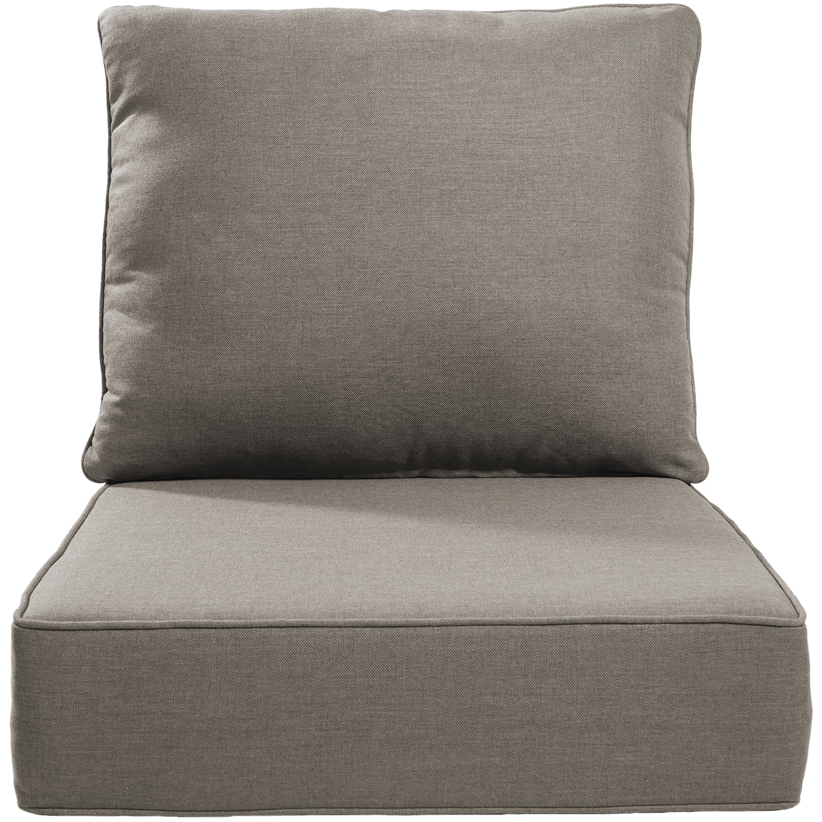 Giantfurnni Outdoor Deep Seat Cushion 24 X 24 X 6 Inch, Patio Furniture ...