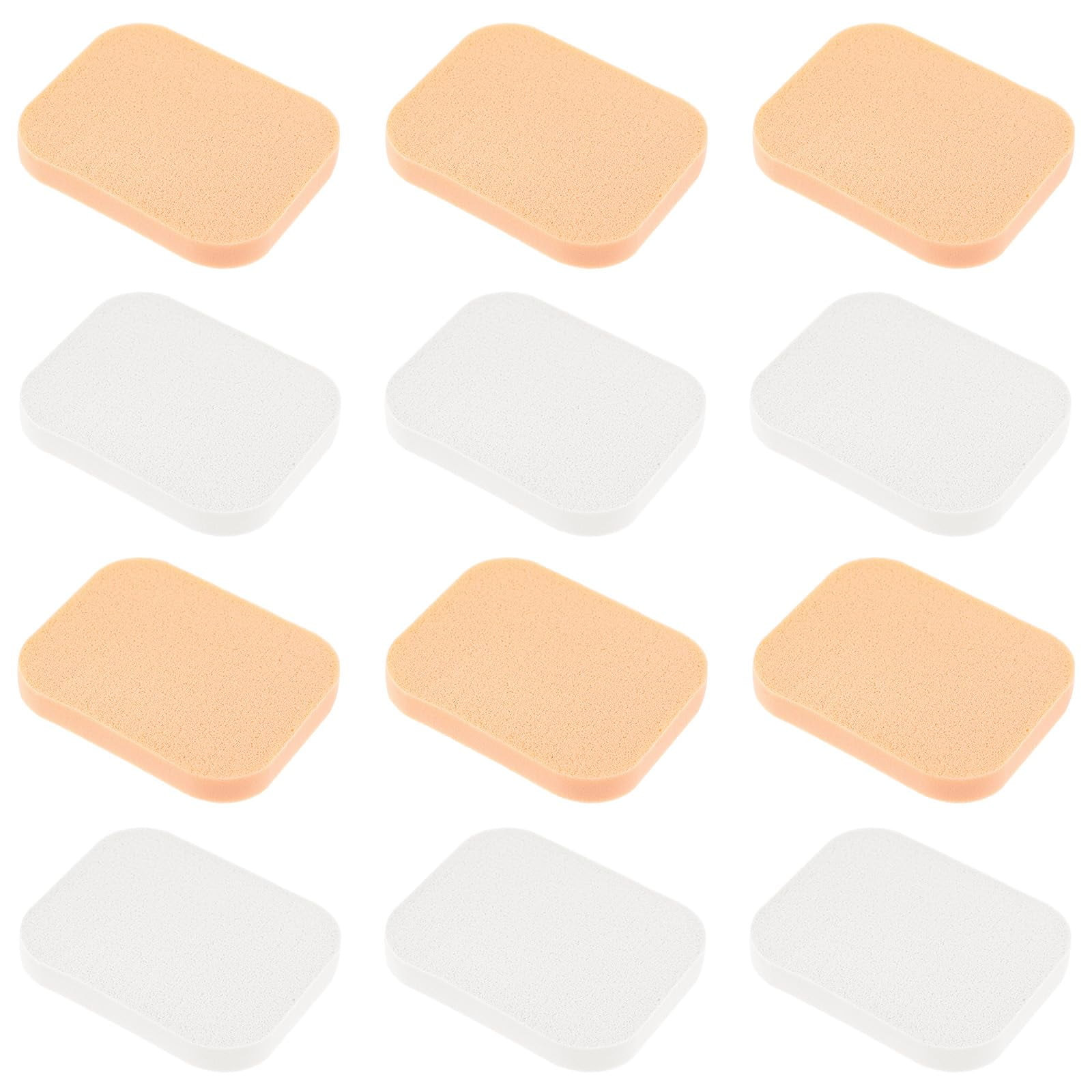 Giantree 12Pcs Square Makeup Sponges, for Foundation Facial Powders ...