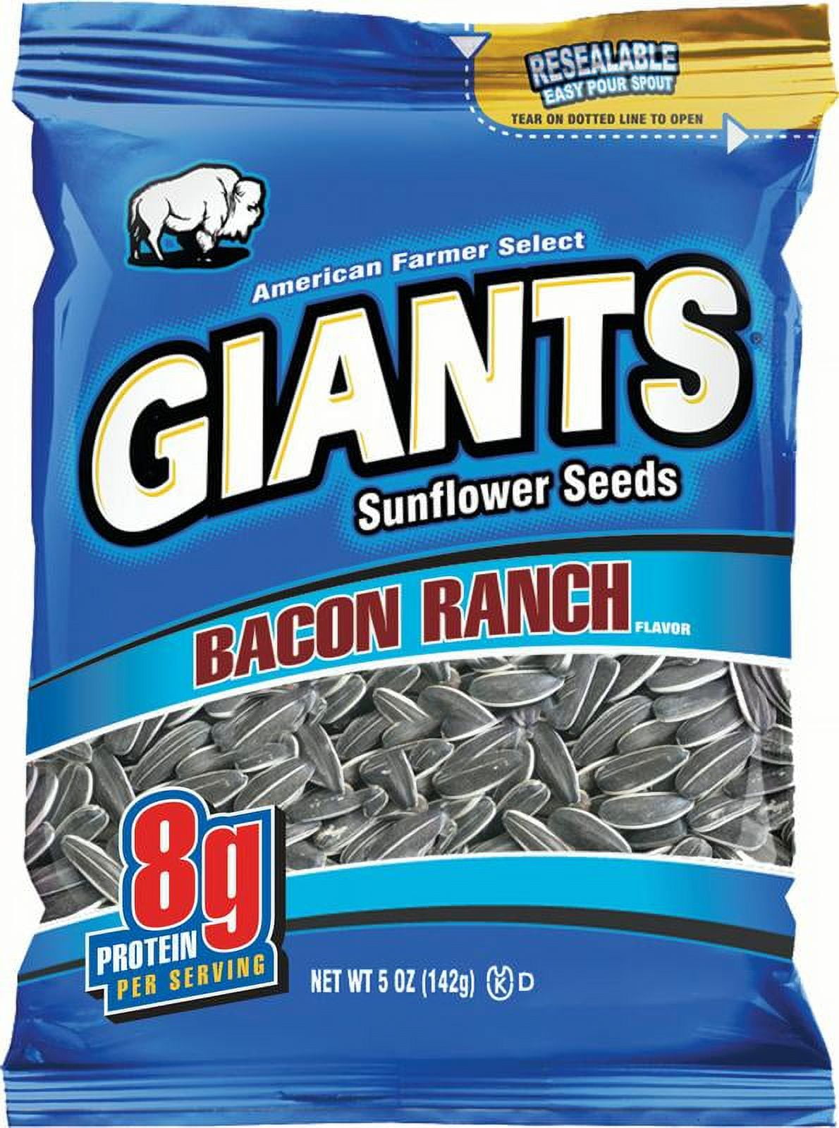 Giants Bacon Ranch Sunflower Seeds, 5 Oz. - Walmart.com