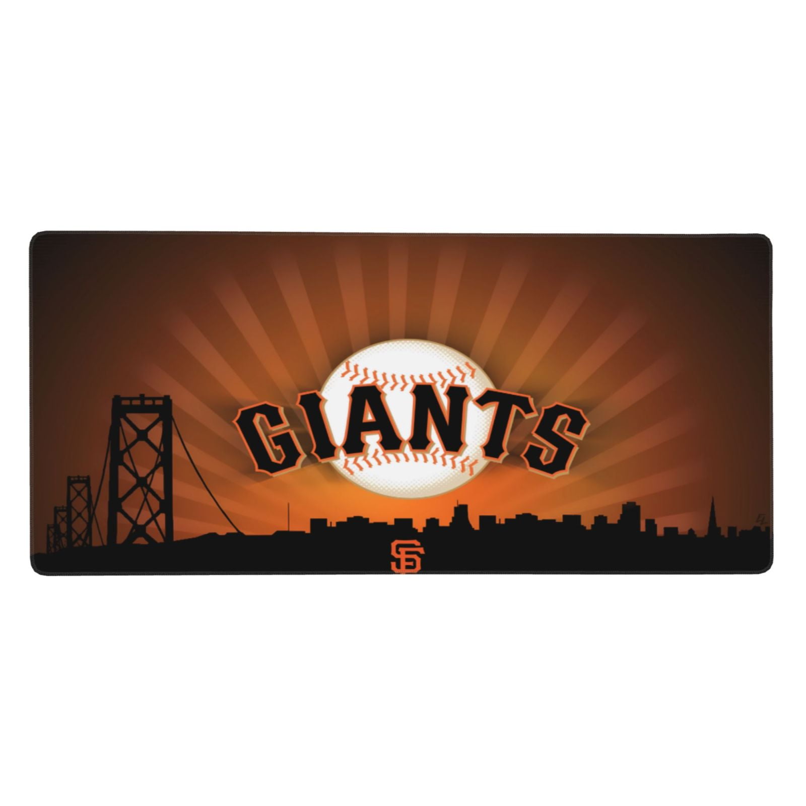 Giants Baseball Team Custom Thick Keyboard Mat 16x35.5 Inch, Extra Wide ...