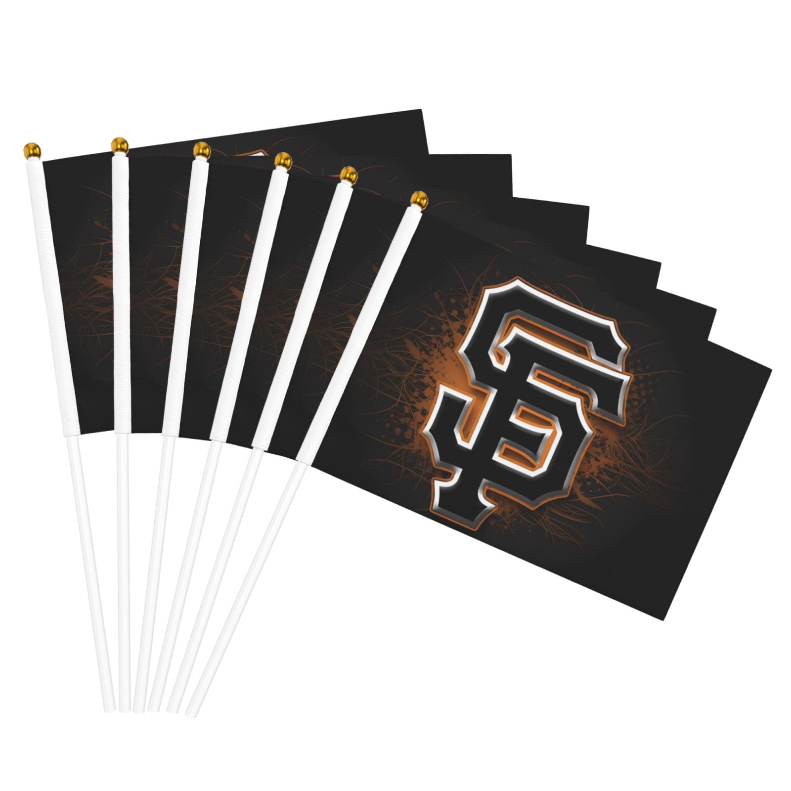 Giants Baseball Team Double Sided Hand Waving Flag, Spectator Hand ...