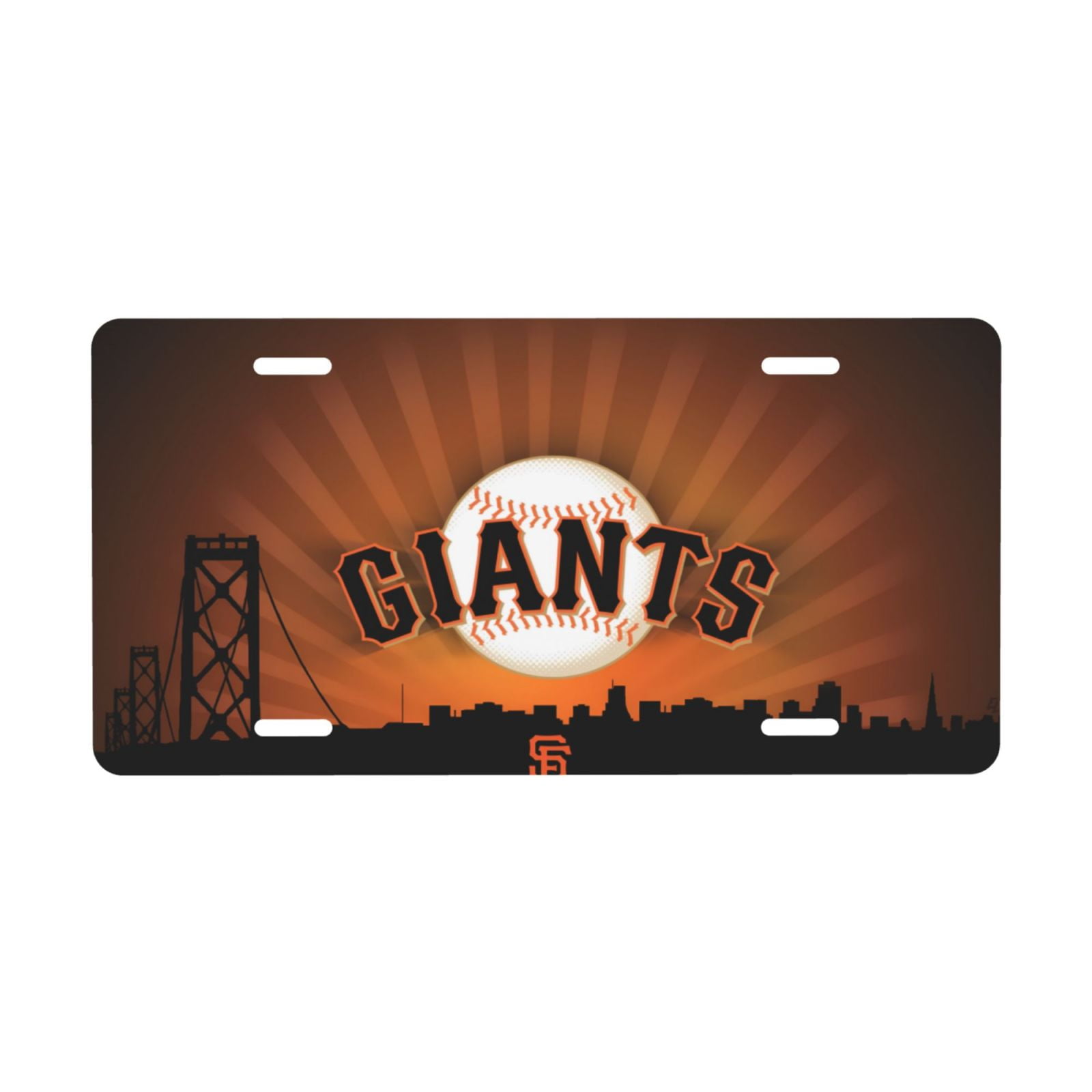 Giants Car Decorative License Plate Baseball Team Theme Design License ...