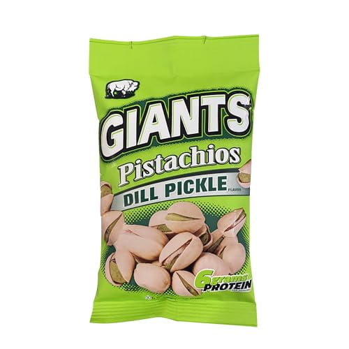 Giants Dill Pickle Pistachios - Healthy Snacks, In Shell Pistachios ...
