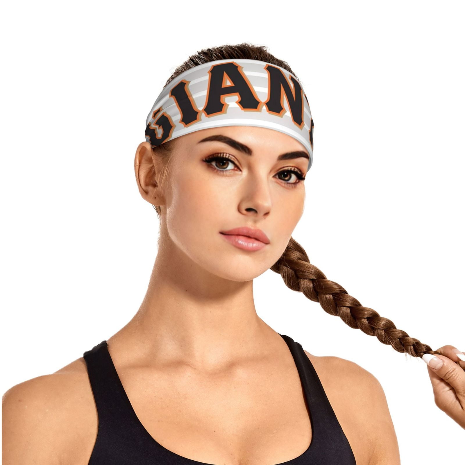 Giants Elastic Exercise Headband Headbands Non Slip for Sports Travel ...