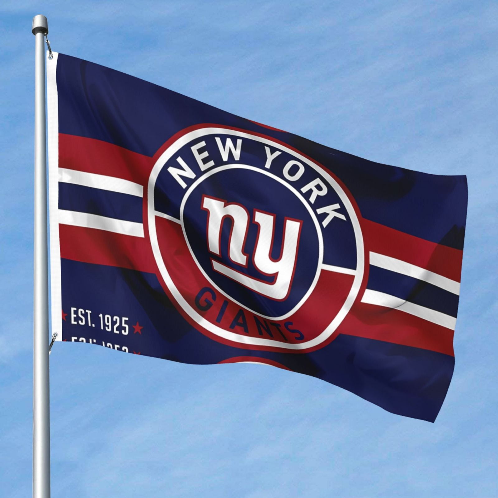Giants Football Team Outdoor 5x8ft Double Sided Flag - Lightweight and ...