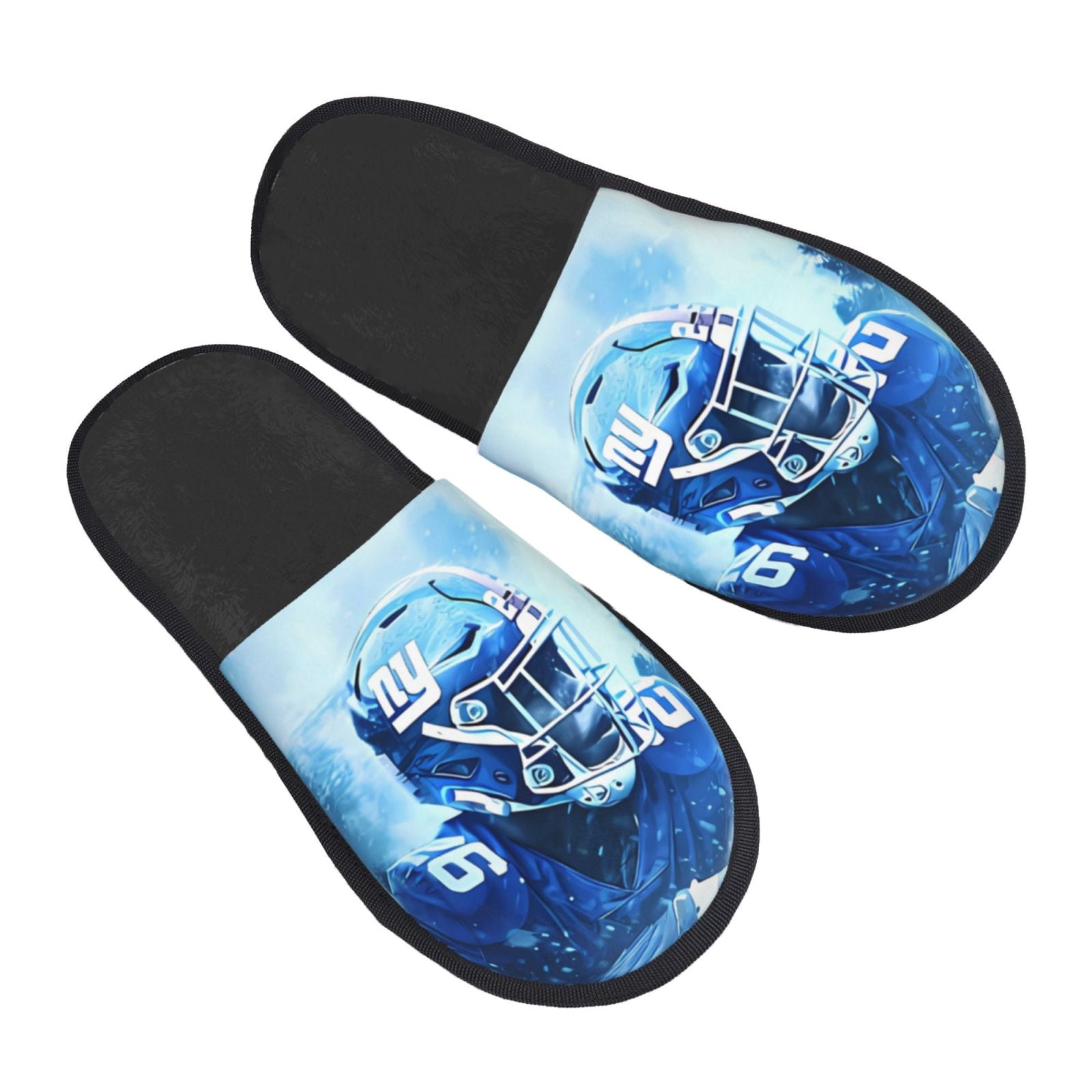 Giants Sports Theme Men and Women Plush Warm Slippers Indoor Slippers ...