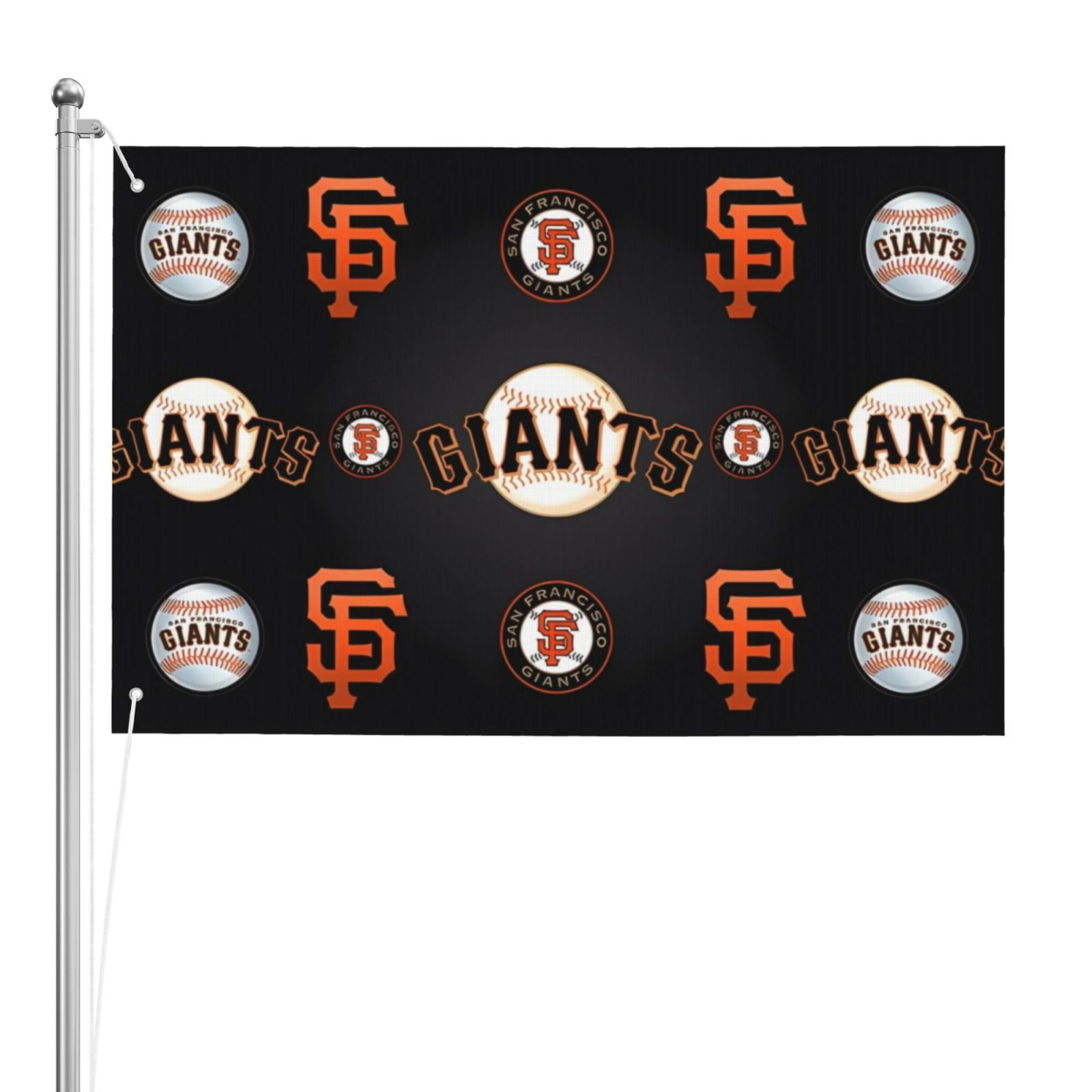 Giants Three Layer personalized Double Sided Flag Football Fans ...