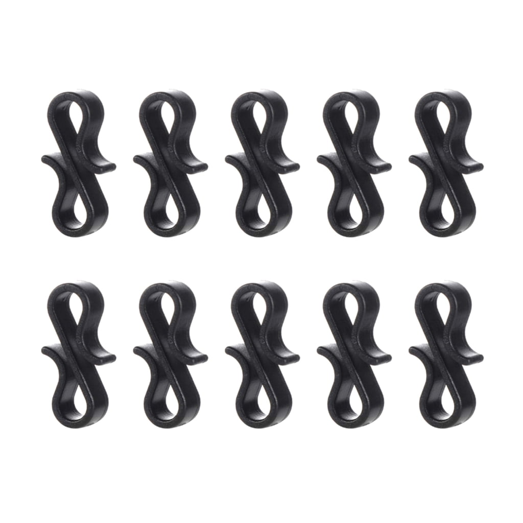 Giaone 10/50Pcs Outdoor Light Clips Plastic Gutter Hooks S Shaped ...