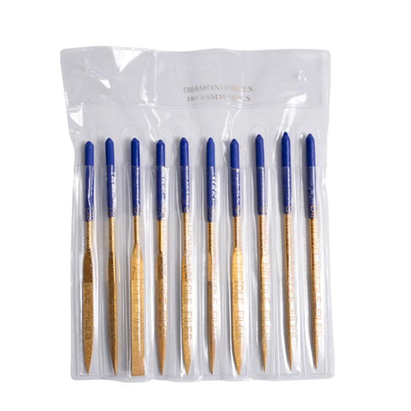 Giaone 10-Piece Metal Files- Set Round Needle File Triangular Square ...