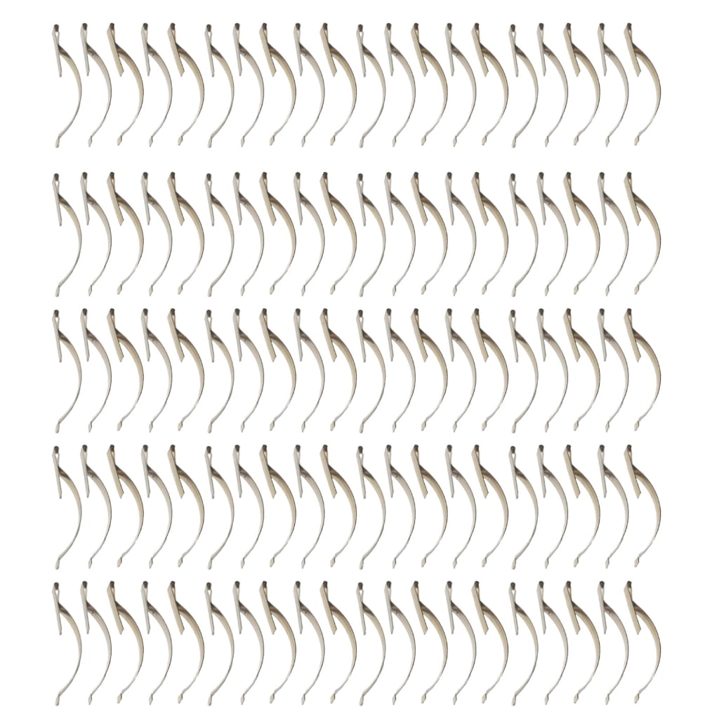 Giaone 100pcs Window Screen Tension Spring Clip Steel Flat Window ...