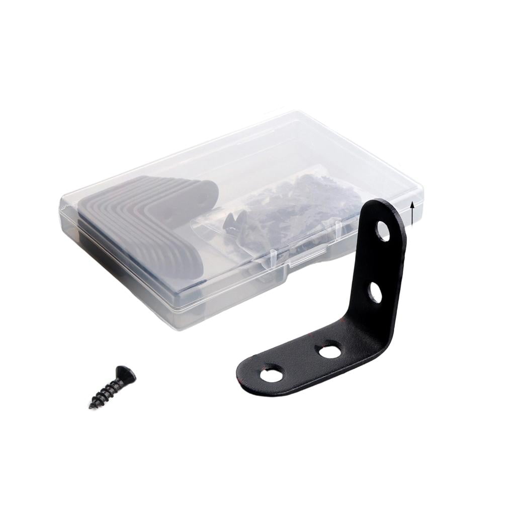 Giaone 10Pcs L Shaped Steel Corner Brace Support Brackets for Shelves ...
