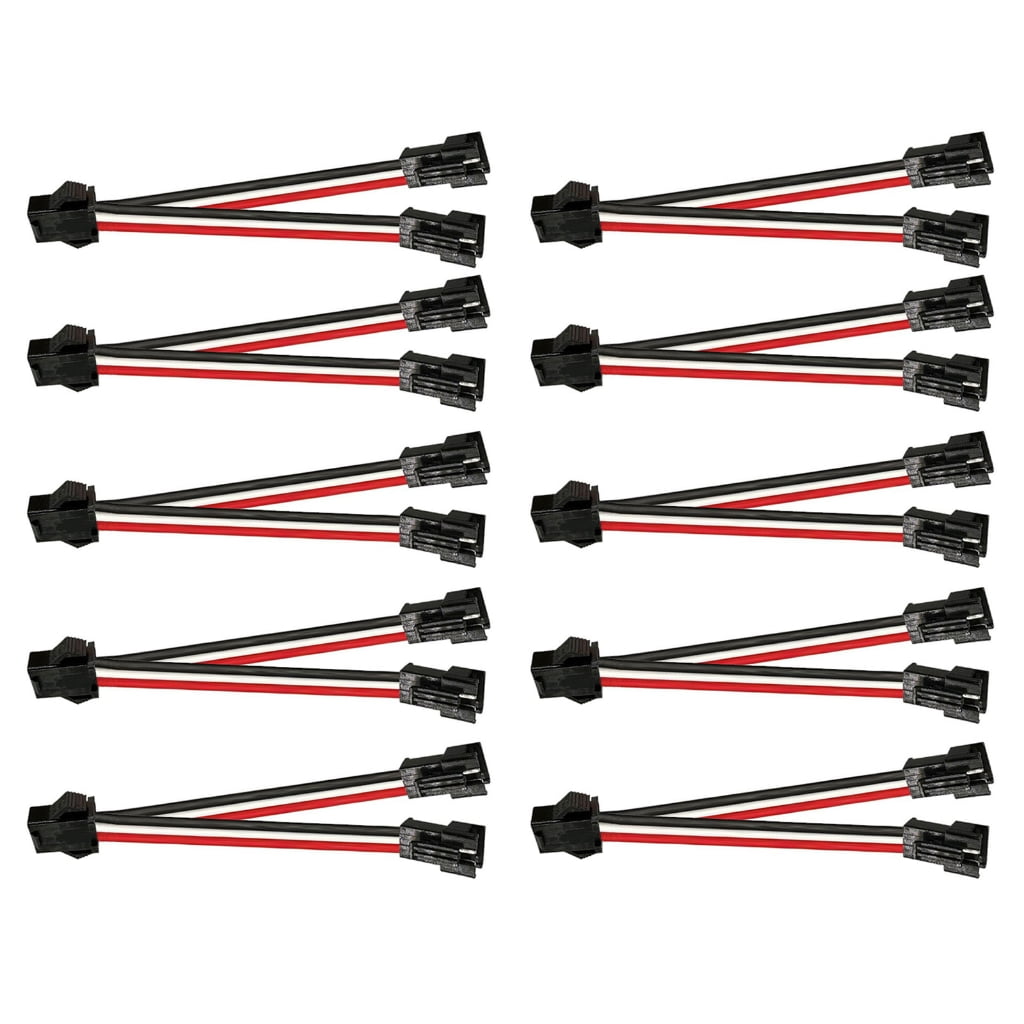 Giaone 10Pcs Male to Female Splices Wire Connector Adapter for LED ...