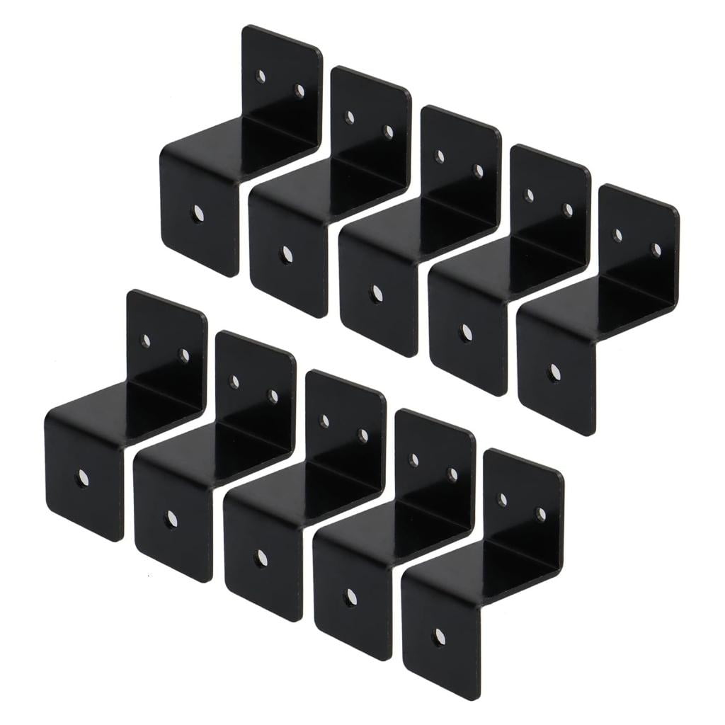 Giaone 10pcs Z Shape Steel Brackets Strong Furniture Connectors ...