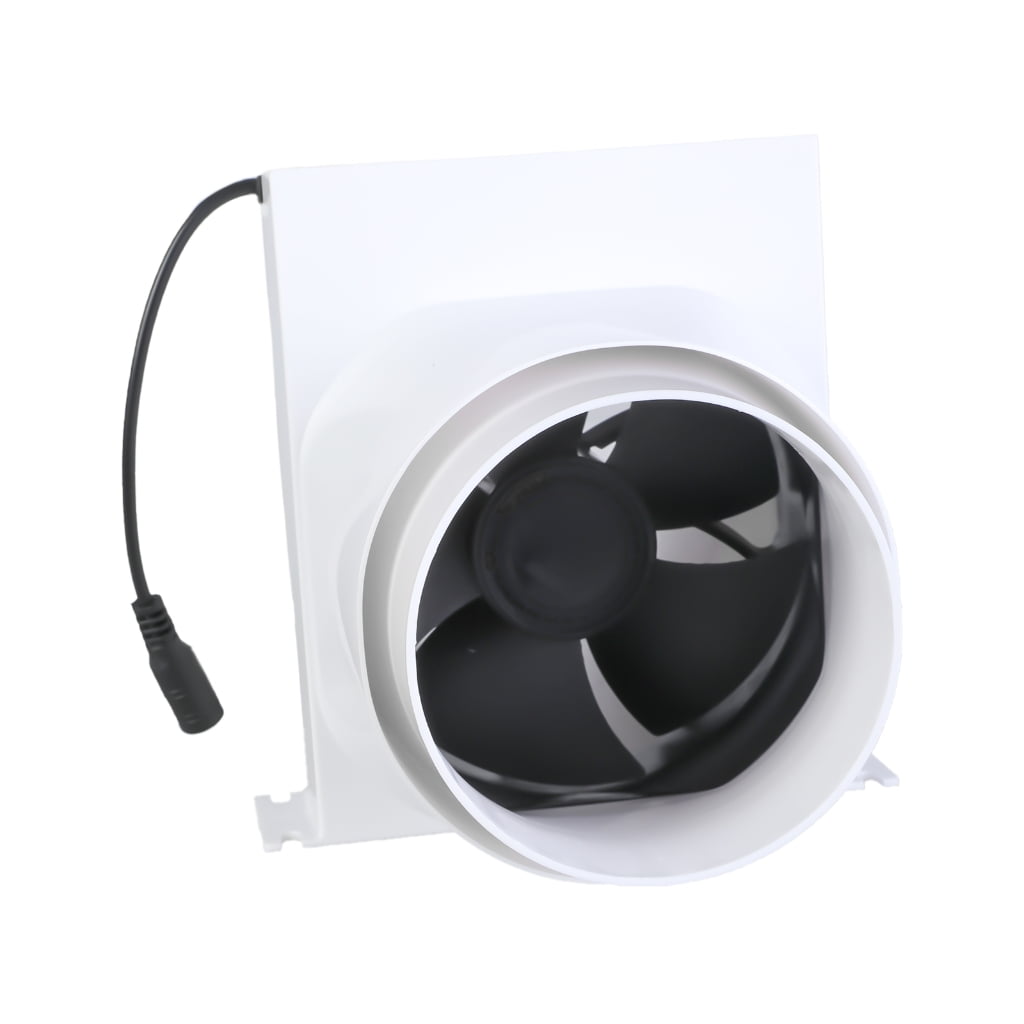 Giaone 110mm 12V Exhaust Fan Home Quiet Inline Duct Fan Industrial Fan ...