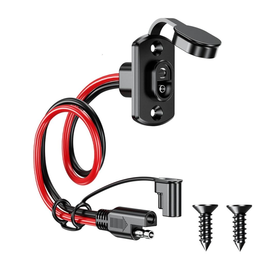 Giaone 12AWG SAE Extension Wire Male to Female Socket Cable For Power ...