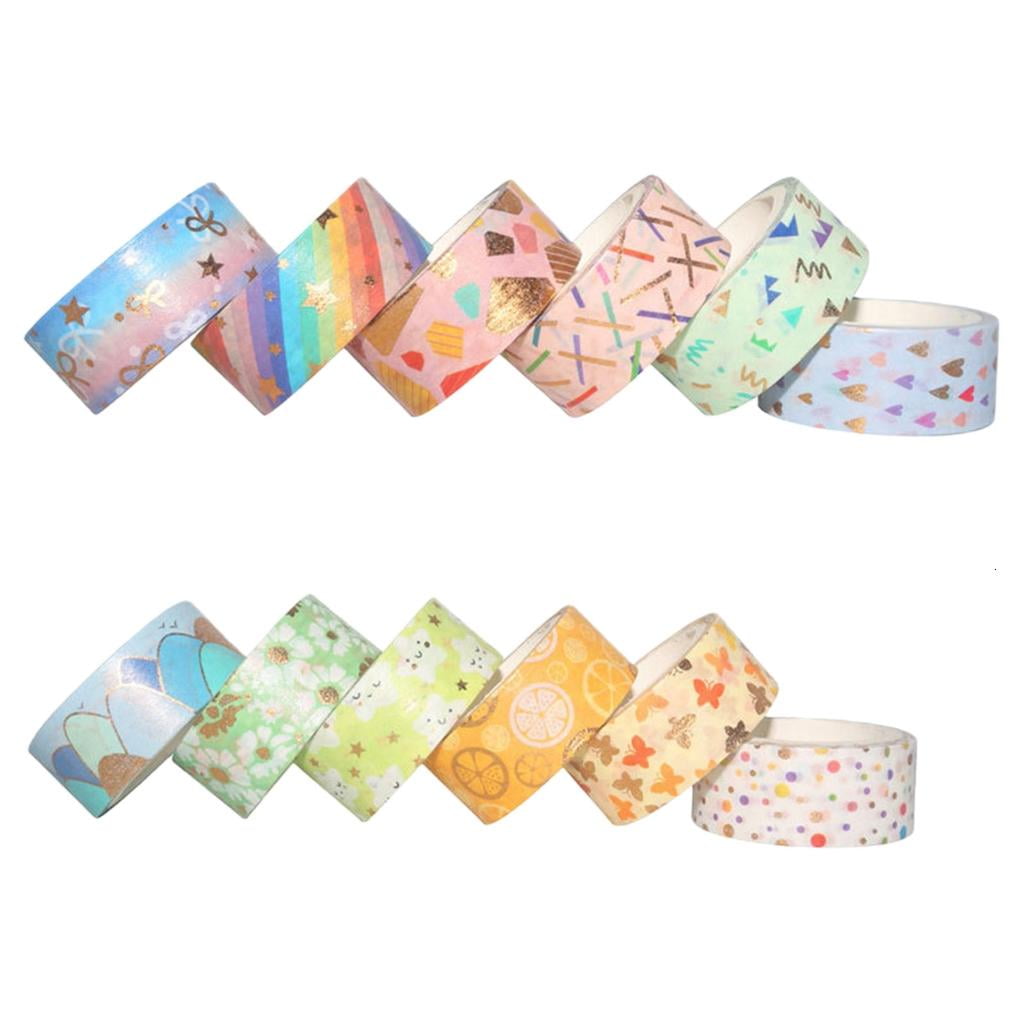 Giaone 12Roll Decorative Tapes Masking Tape 15mmX3Meter Per Roll for ...