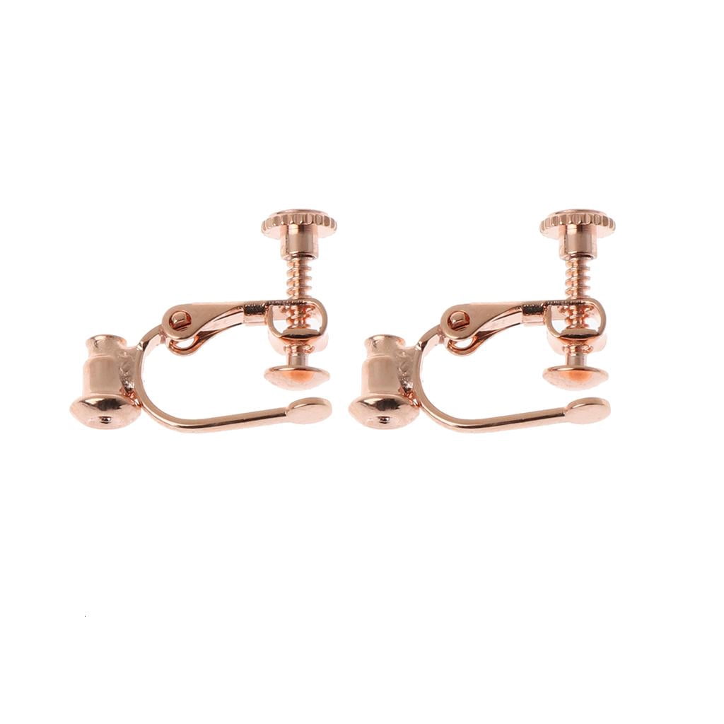 Giaone 2 Pieces/Set Pierced to Clip On Earrings U Shape Women’s Elegant ...