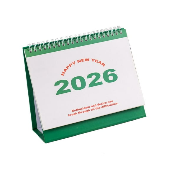 Giaone 2026 Desk Calendar from Jan to Dec Twin-Coil Binding Calendar ...