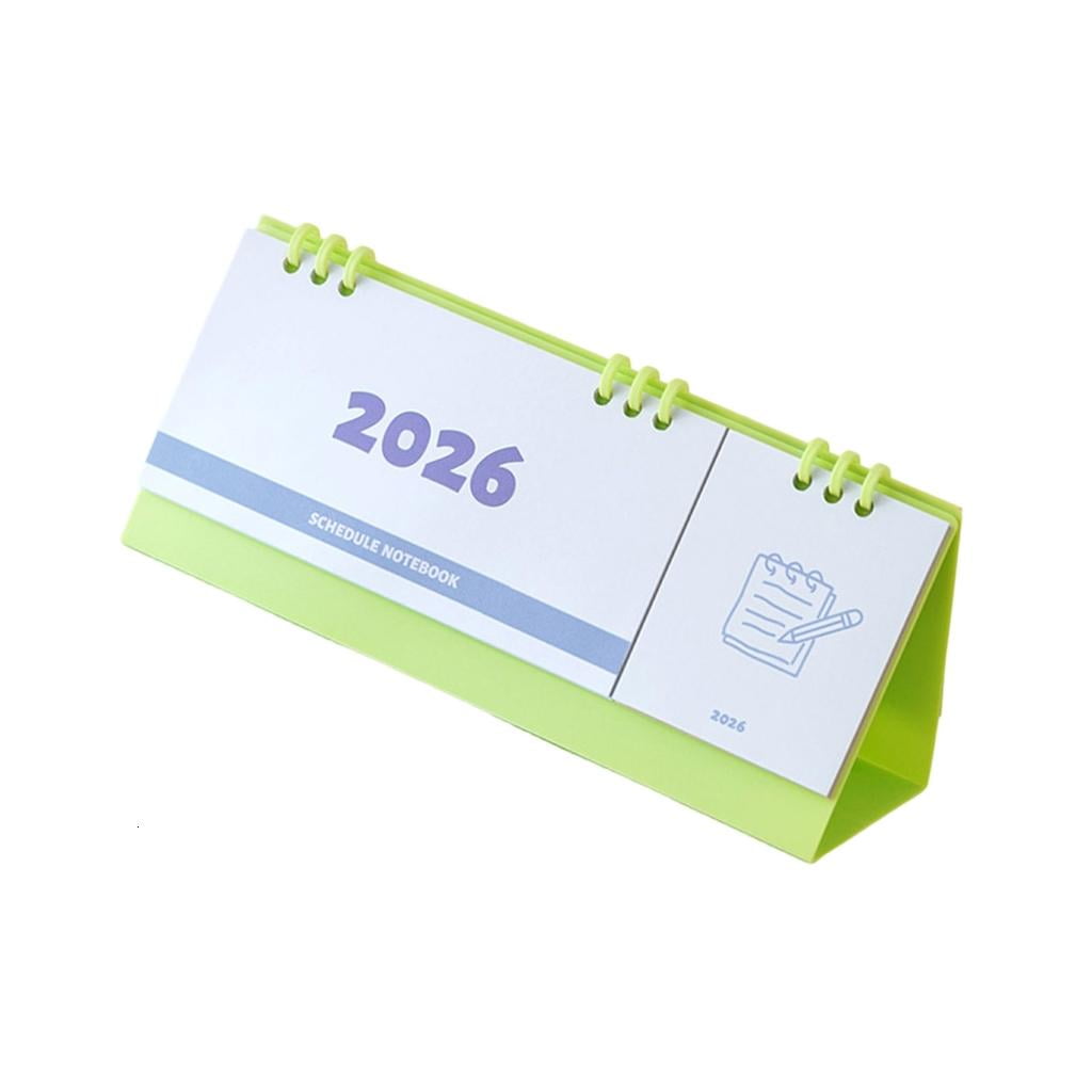 Giaone 2026 Desk Calendar with Small Writing Notepads Portable Calendar ...