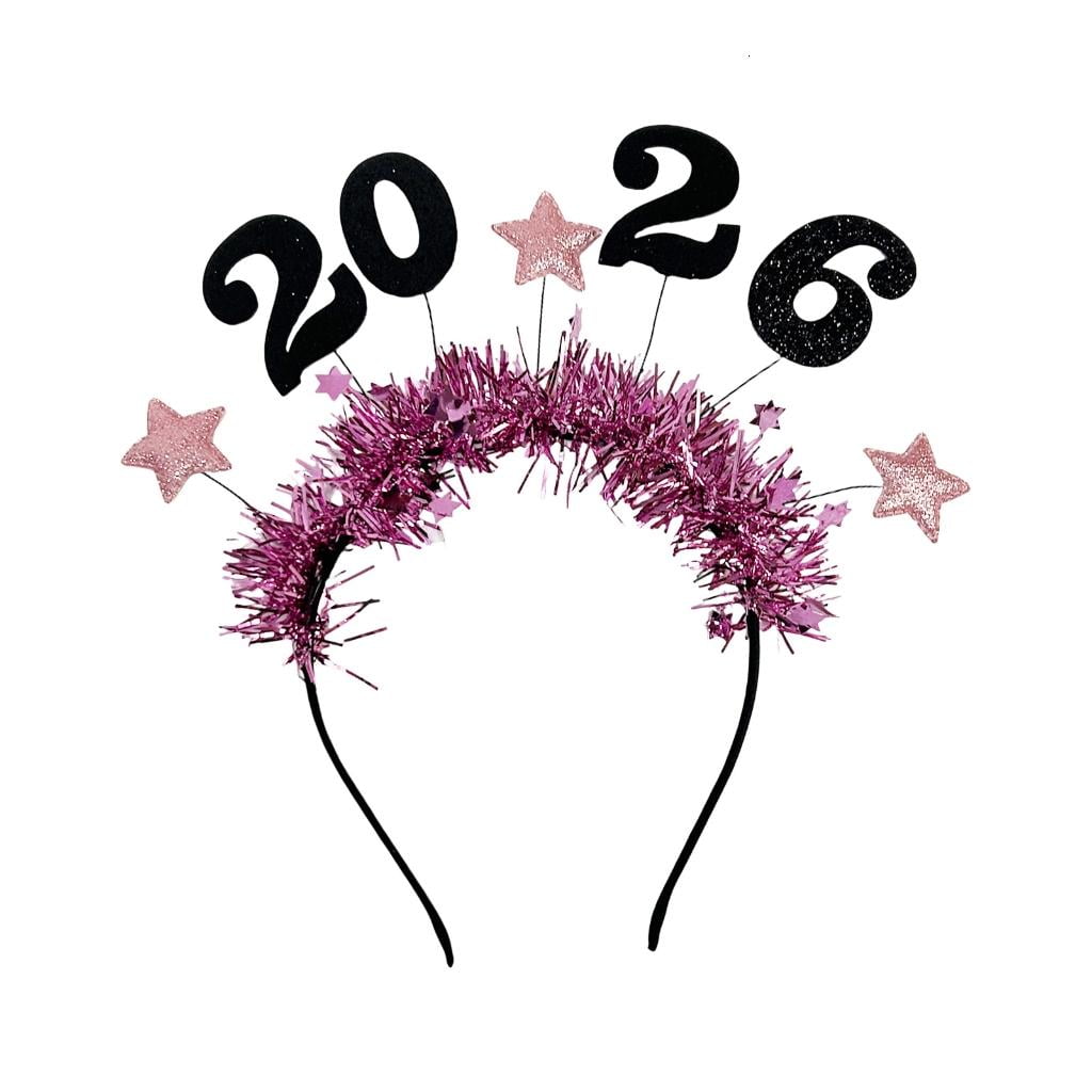 Giaone 2026 Themed Glitters Headpiece For New Year Eve Countdown Parties Photo - Walmart.com