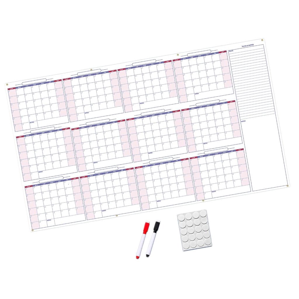 Giaone 2026 Yearly Planner Calendar Family Home Planner Calender ...