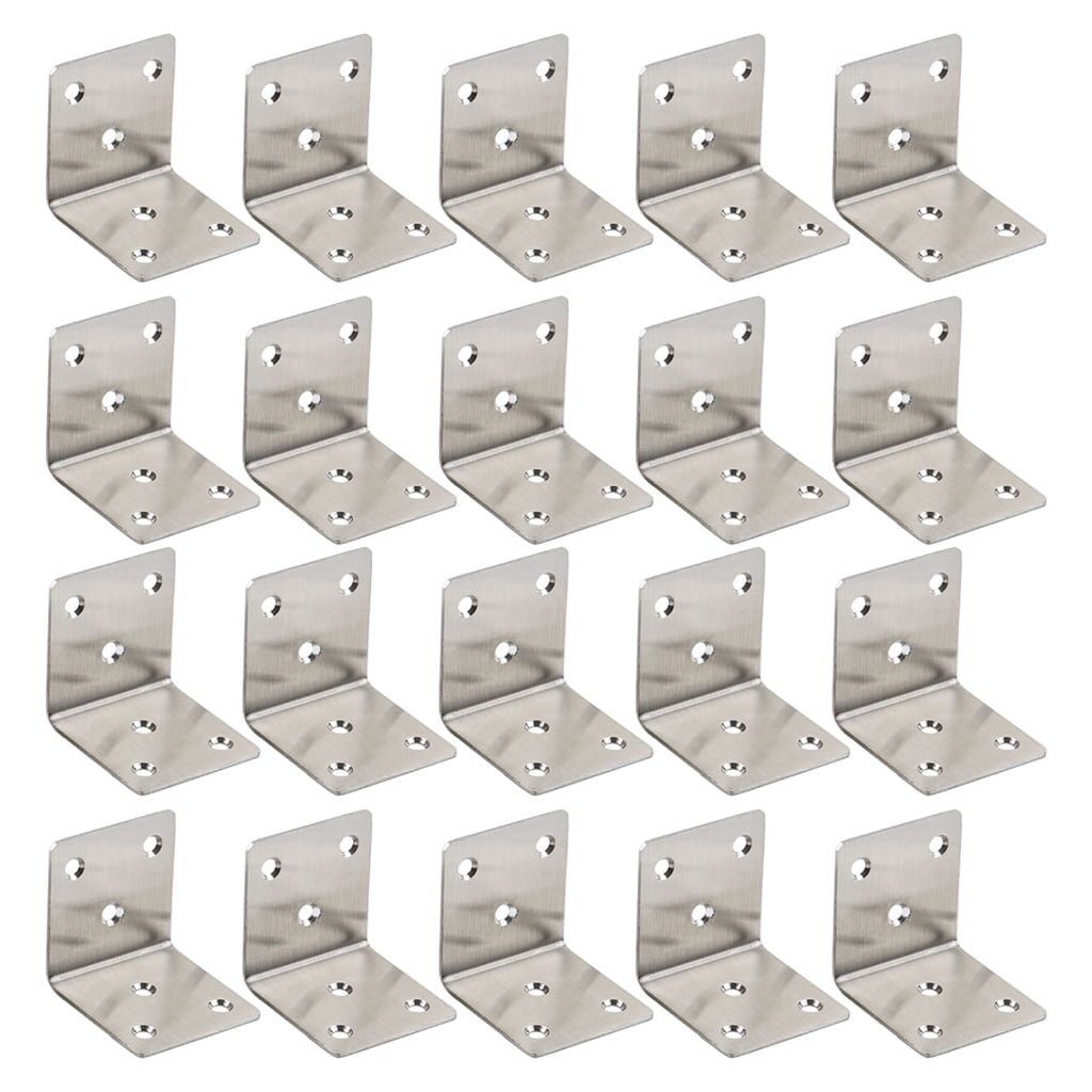 Giaone 20Pcs Heavy Duty Joint Right Angled Support for Wood, L Shape ...