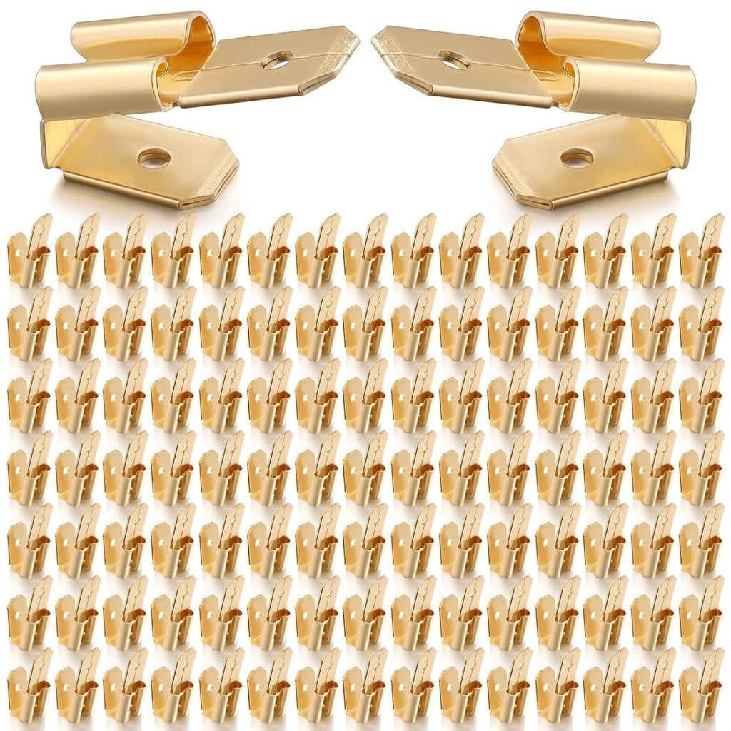 Giaone 25/50/100pcs Piggybacks Spade Connectors 3 Way Adapter Quick ...