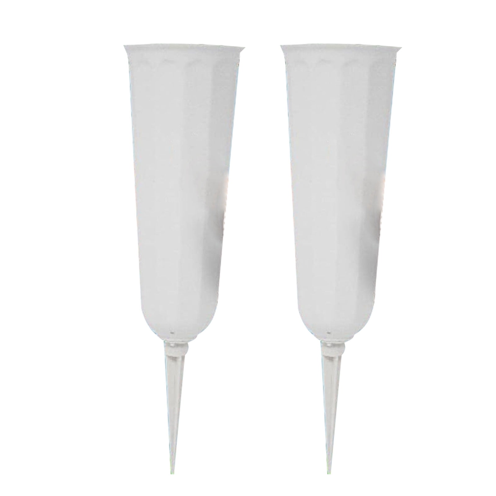 Giaone 2Pack Grave Vases Artificial Flowers Fixing Plastic Base ...