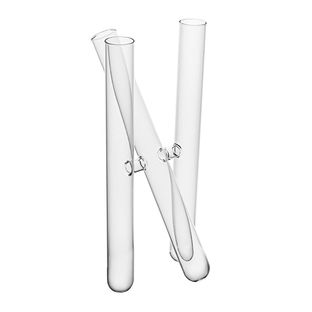 Giaone 3/4 Transparent Test Tube Glass Vases for Creative Floral ...