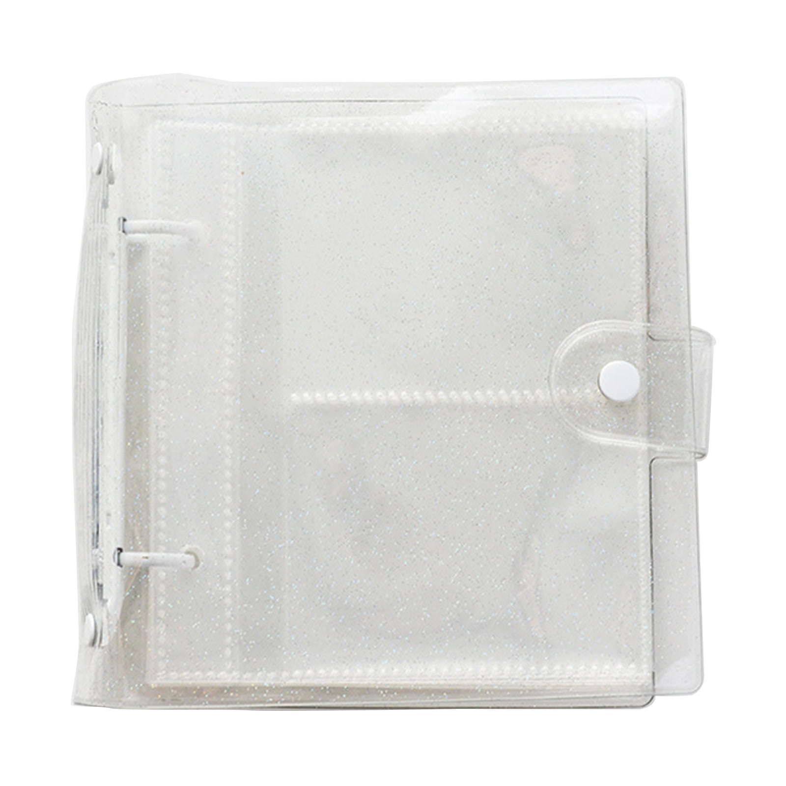 Giaone 3 Inch Mini Photo Album Book Clear PVC 3 Rings Kpop Photocard ...