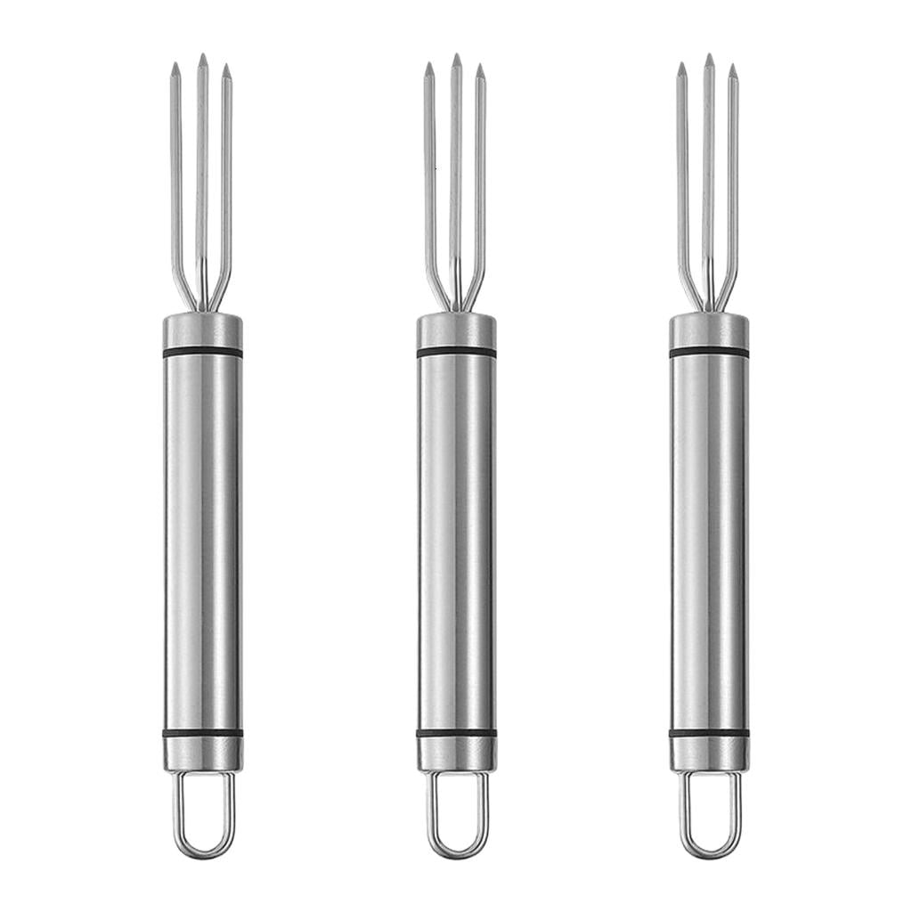 Giaone 3 Pieces Corn And Potato Forks Stainless Steel Ergonomic Handle ...