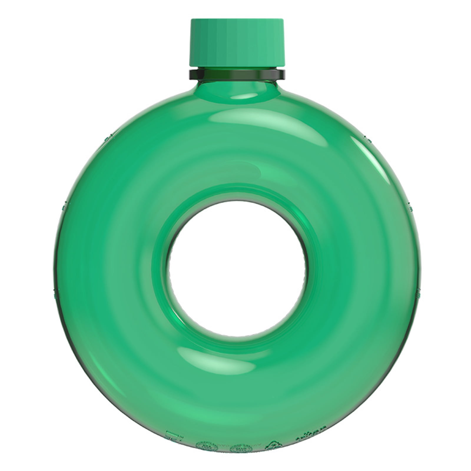 Giaone 350/800/1500ml for Creative Circular Water Bottle Portable Round ...