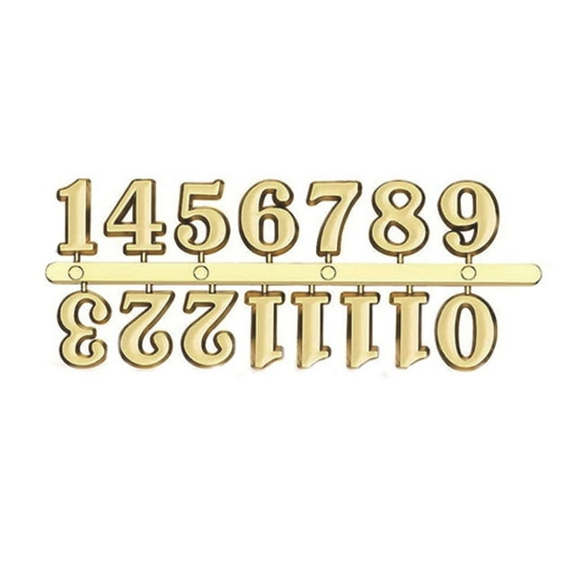 Giaone 3CM Clock Numeral Set Arabic Number Roman Numerals for Repair and Creation - Walmart.com