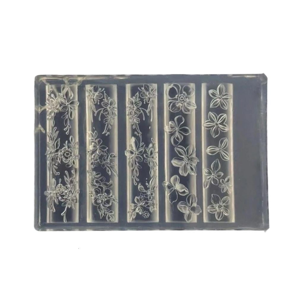 Giaone 3D Nail Art Moulds Delicate Shape Nail Art Template Moulds ...