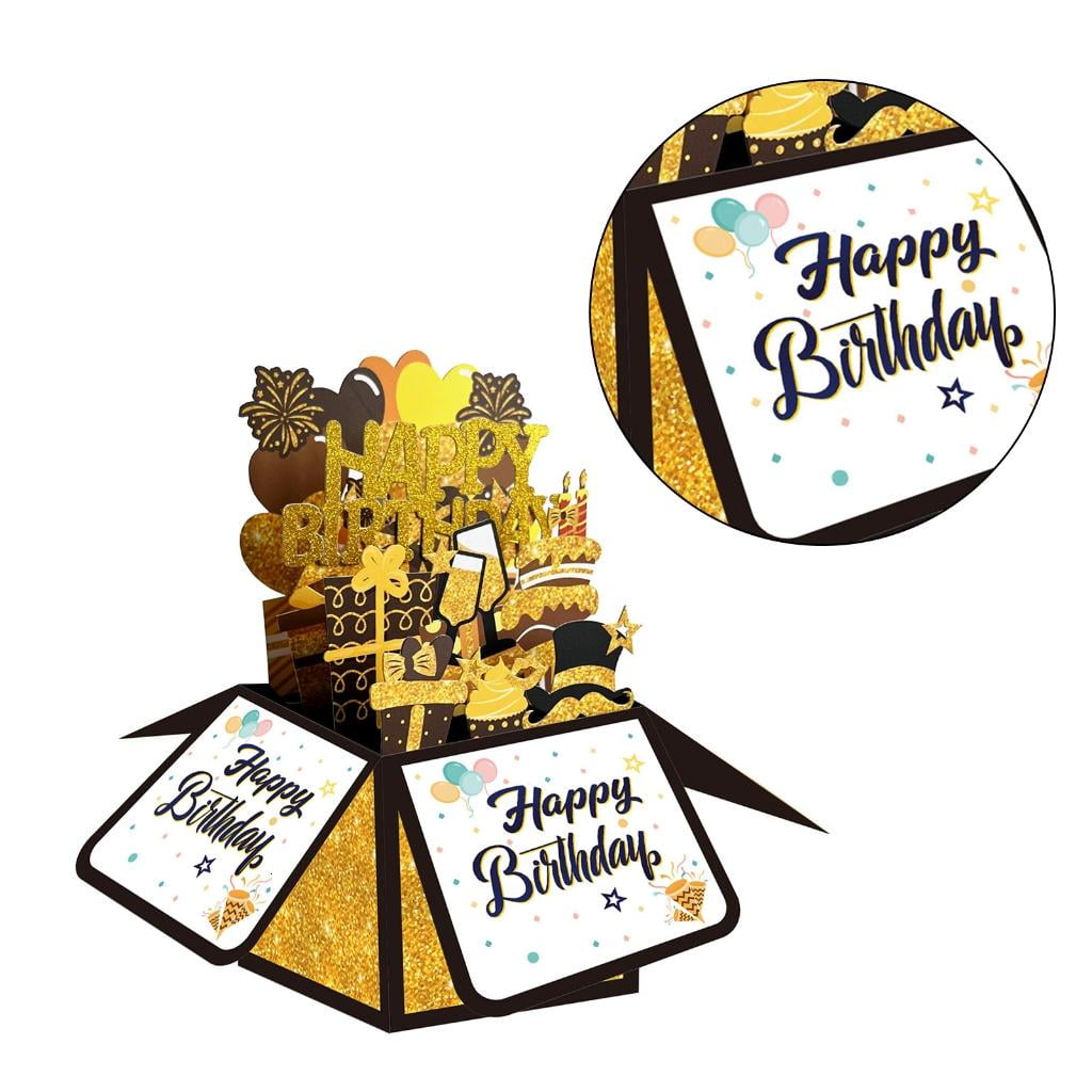 Giaone 3D Popup Birthday Cards Popup Happy Birthday Greeting Cards ...