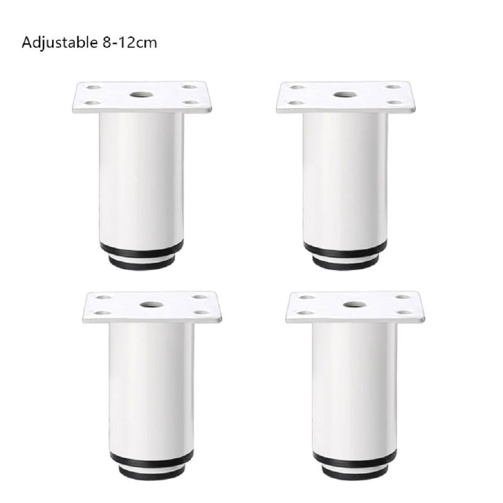 Giaone 4 Pcs Adjustable Height Iron Furniture Legs Right Angle Support ...