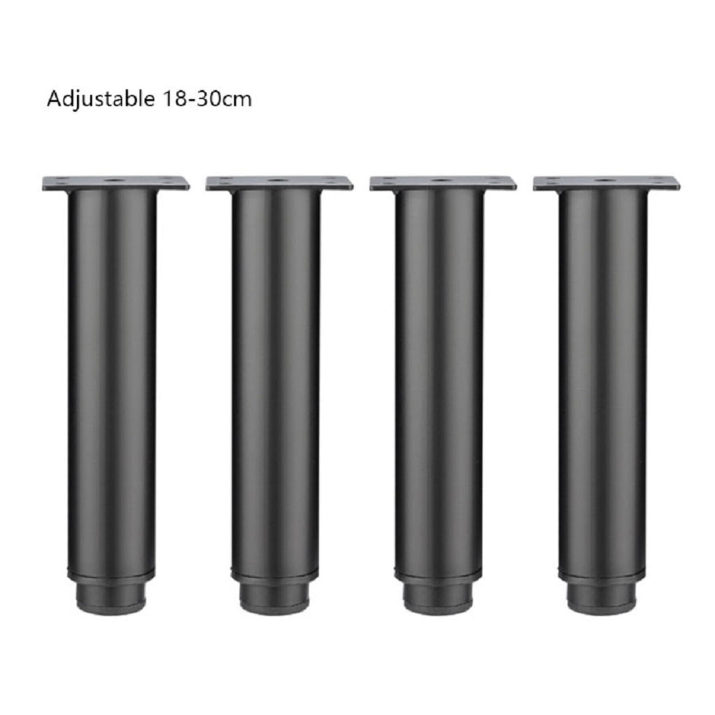 Giaone 4 Pcs Adjustable Height Iron Furniture Legs Right Angle Support ...