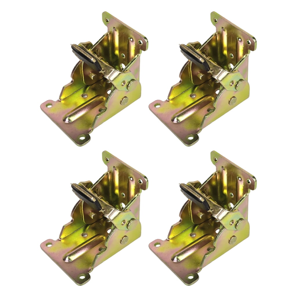 Giaone 4Pcs Folding Table Leg Bracket Self Locking Hinge Lock Extension Support Bracket ...