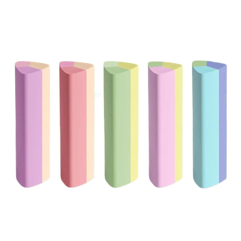Giaone 5 Pcs Soft Eraser Cartoon Triangles Eraser Rubber Eraser ...