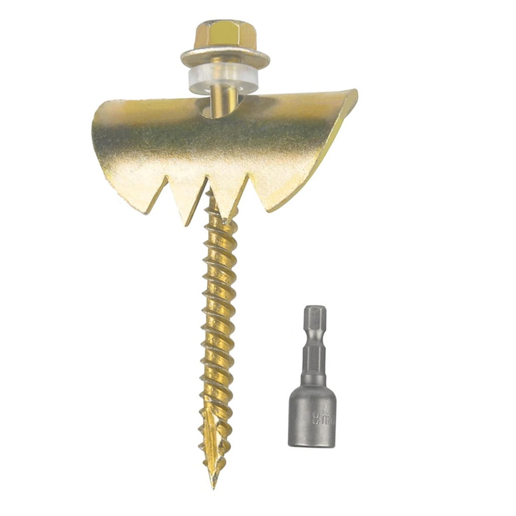 Giaone 50PcsReusable Fence Staple Wire Nail Mesh Woven Fencing Screw ...