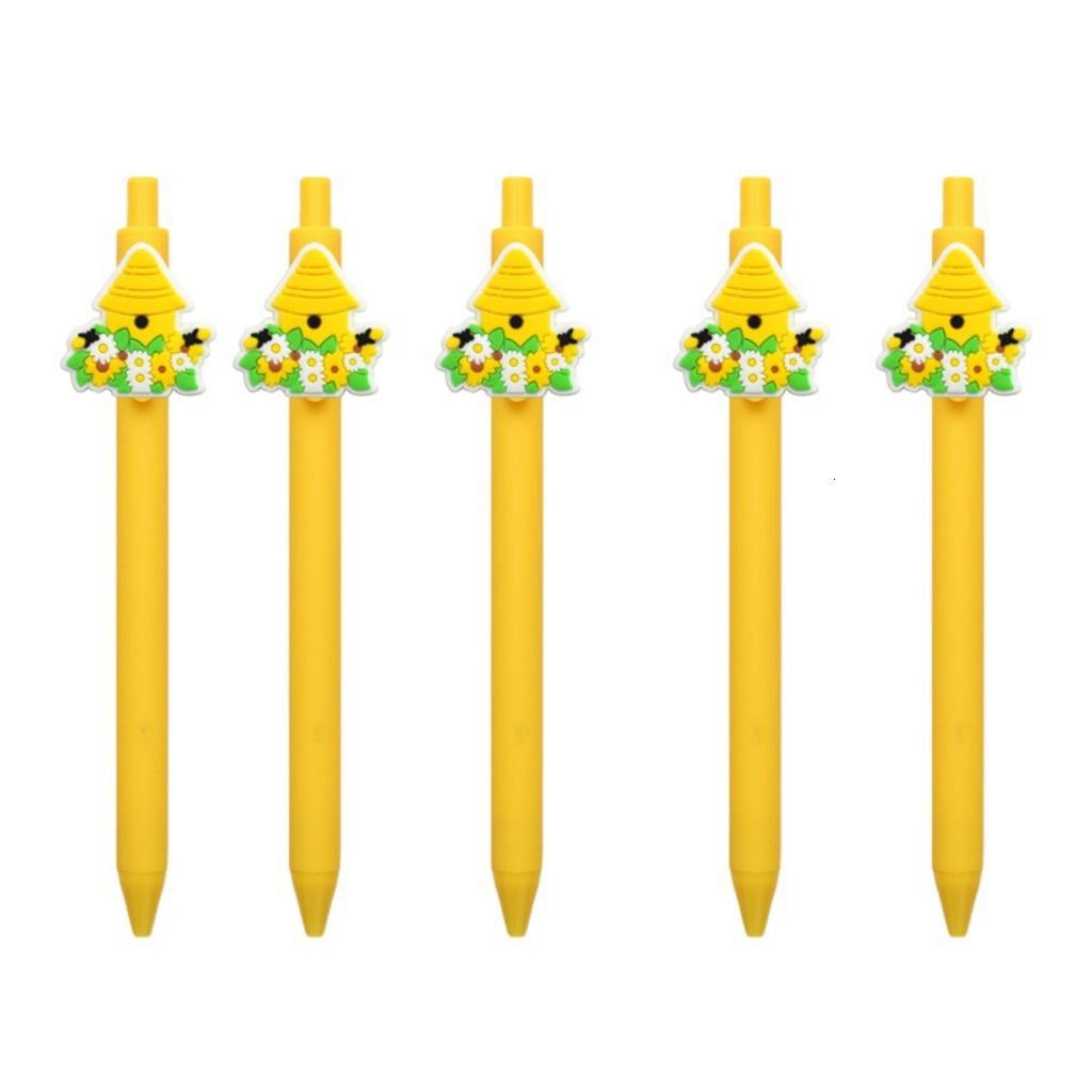 Giaone 5PCS Retractable Ballpoint Pen Black Inks Office Writing Pen for ...