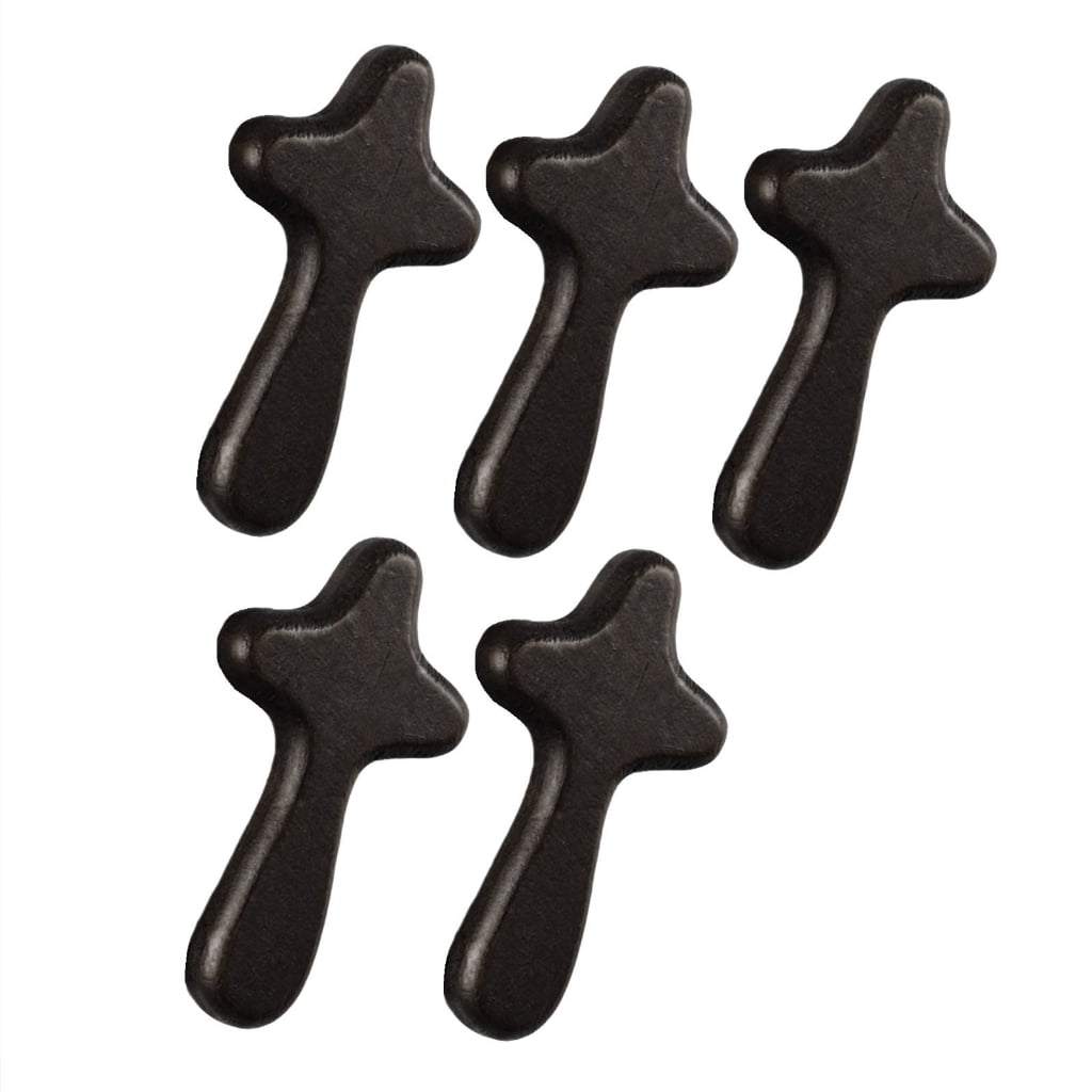 Giaone 5Pieces Miniature Wood Crosses for Prayer Pocket Sized Religious ...
